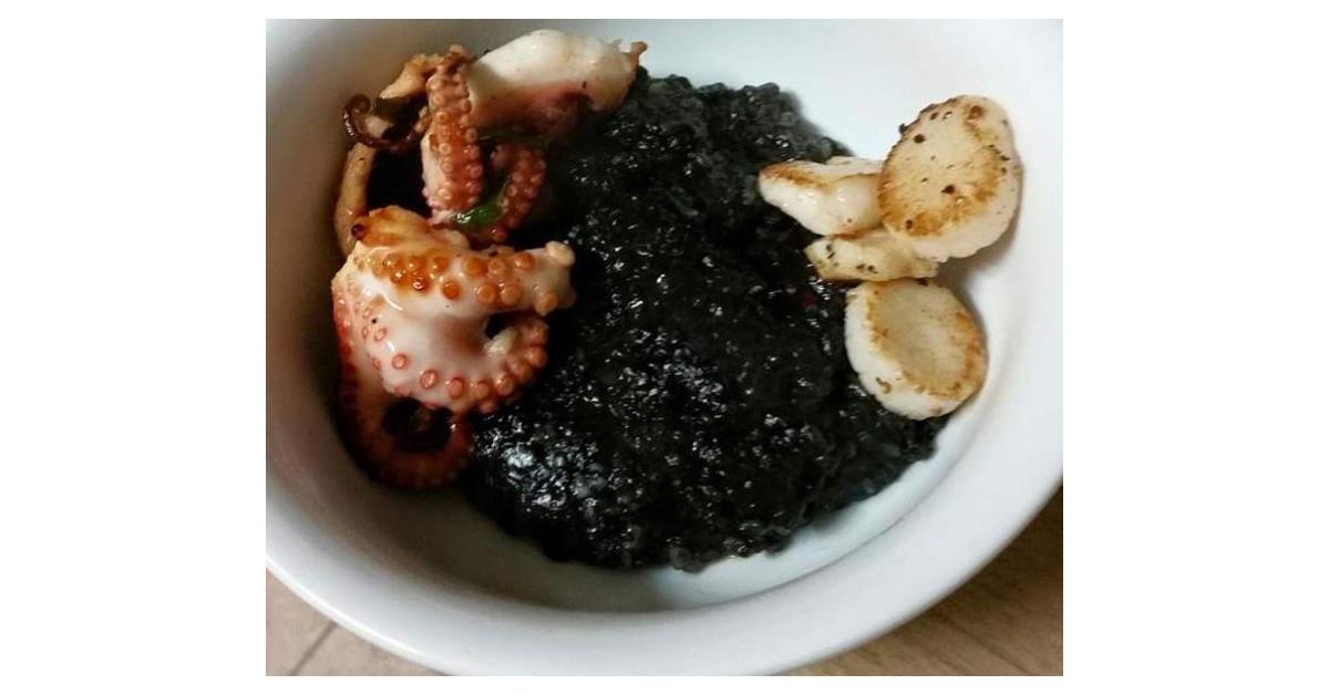 Squid ink risotto by guest. A Thermomix ® recipe in the category Main ...
