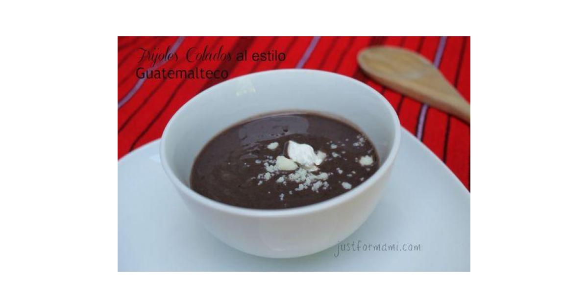 Frijoles colados estilo guatemalteco by cstrejo. A Thermomix ® recipe ...