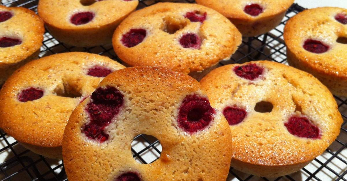 Gluten Free Coconut Raspberry Friands by Lovestobake. A Thermomix ...