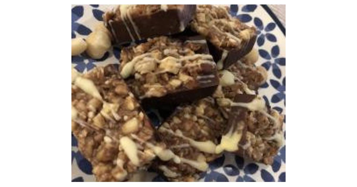 Choc Nut Slice by Sharon Sharland-ThermoVirtuoso. A Thermomix ® recipe ...