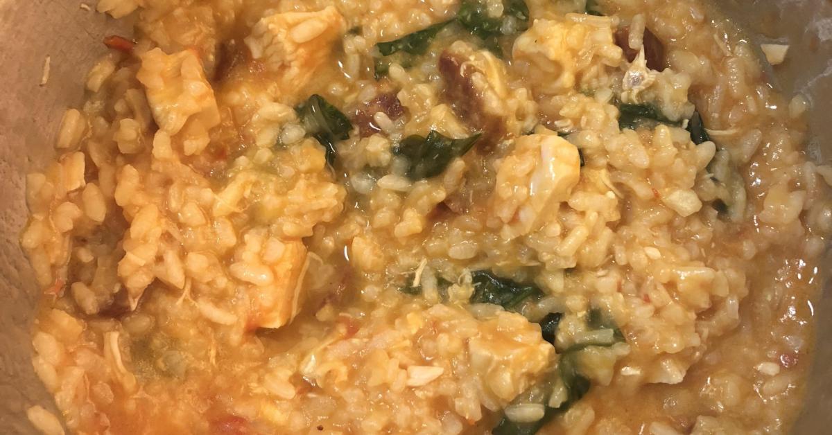 Chicken & Chorizo Risotto by Mixwithallysha. A Thermomix ® recipe in ...