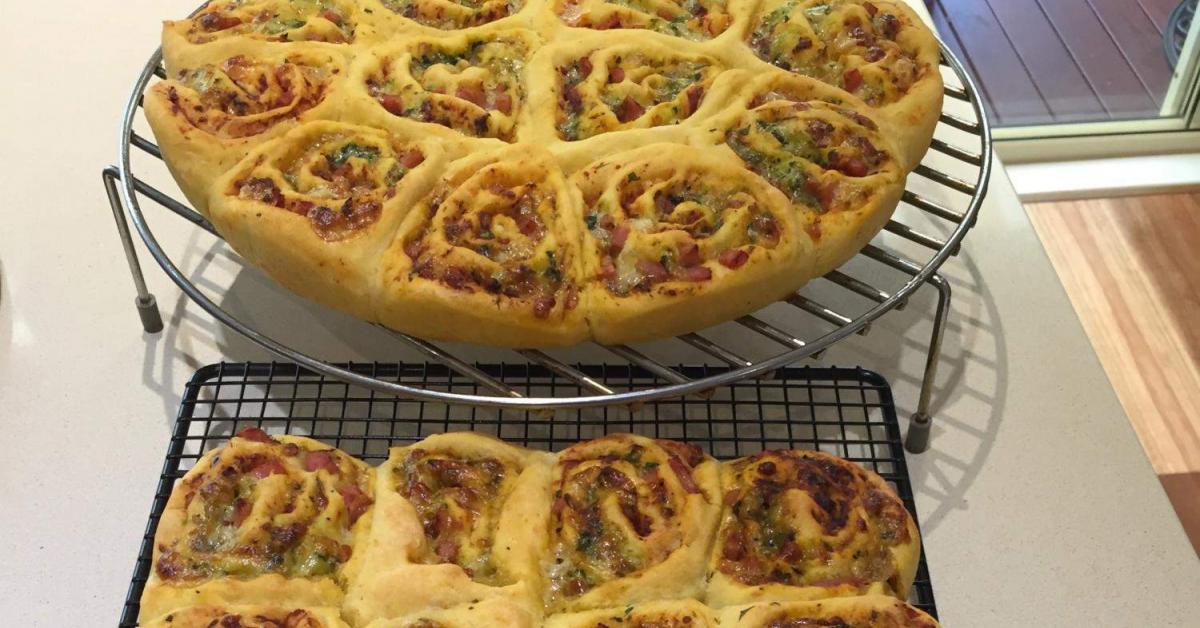 Variation of Savoury Scrolls with Pumpkin Dough by kmcgibbon. A ...