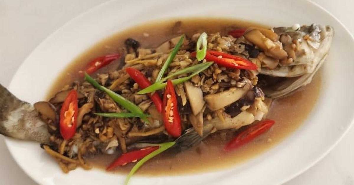Steamed Fish with Mushroom by Levi by levi_nathania. A Thermomix ...