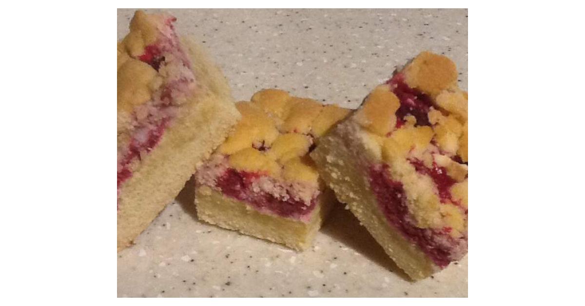 Easy Raspberry and White Chocolate Shortbread by Pam Moffat. A ...