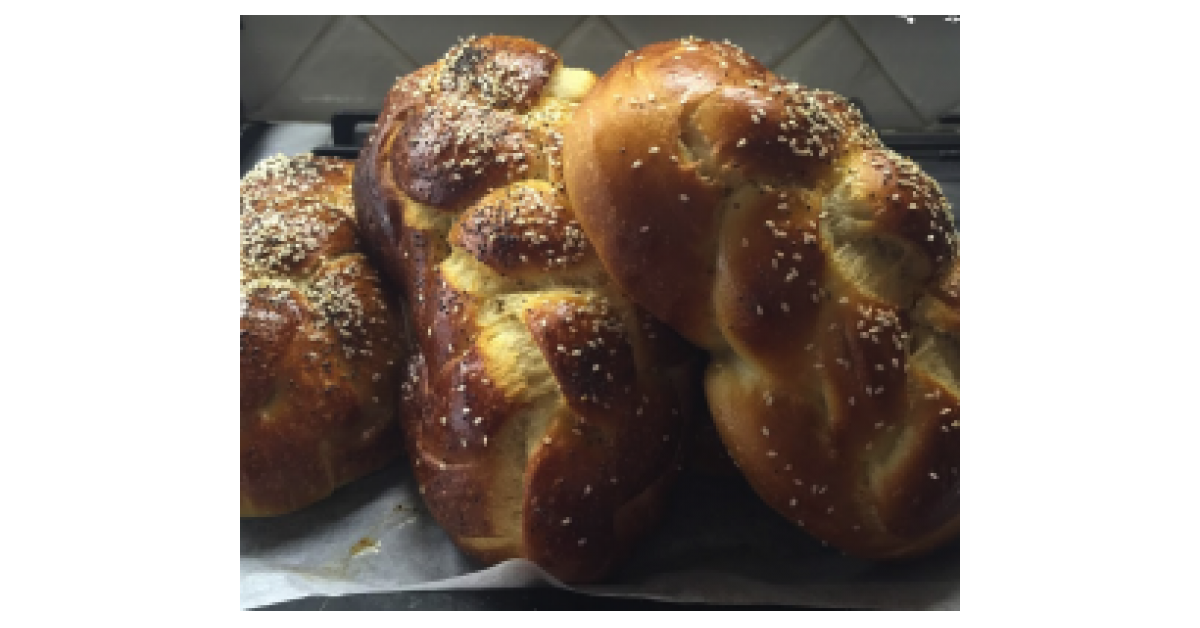 Challah (traditional Jewish celebratory plaited loaf) by ...