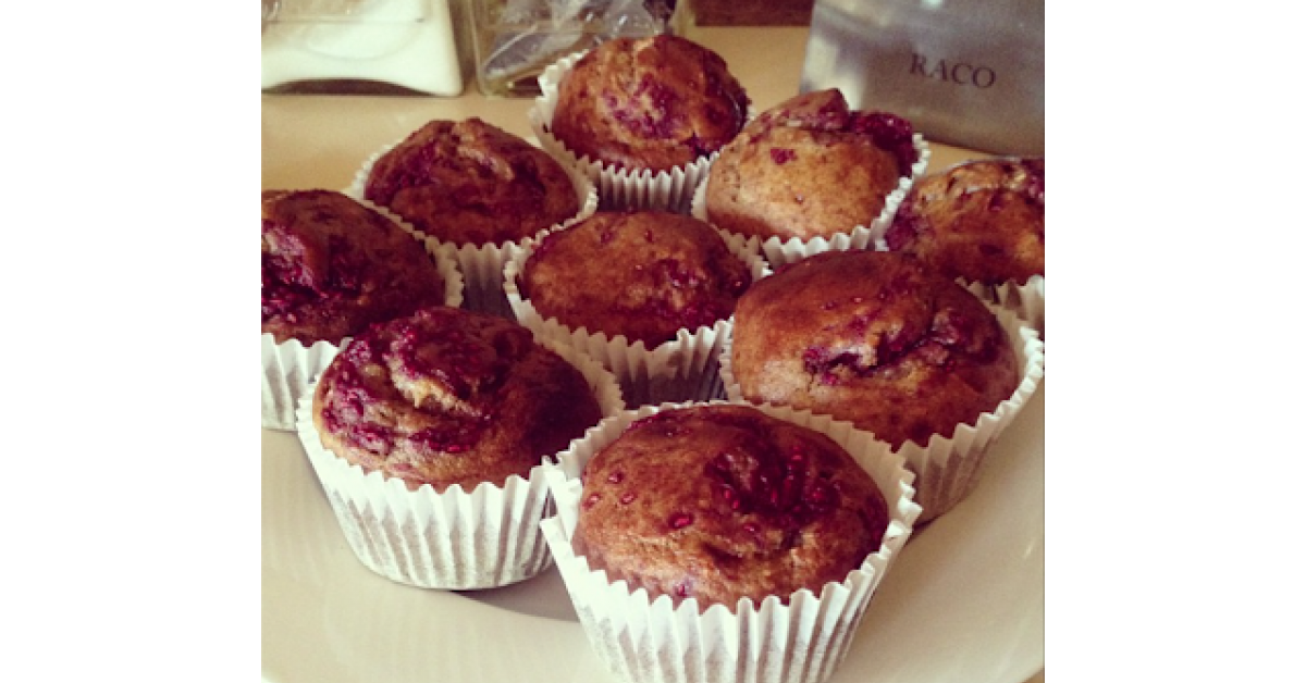 Banana, Raspberry & Apple Muffins by nyss86. A Thermomix ® recipe in ...