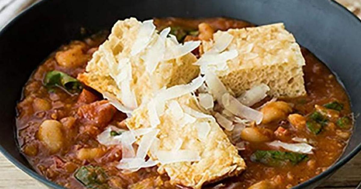 Borlotti Bean Soup with Bacon by voelkl. A Thermomix ® recipe in the ...