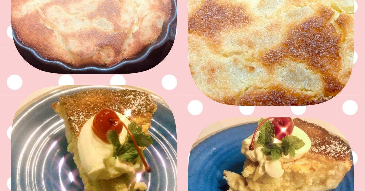 Apple and custard Impossible Pie by thermifyme. A Thermomix ® recipe in ...