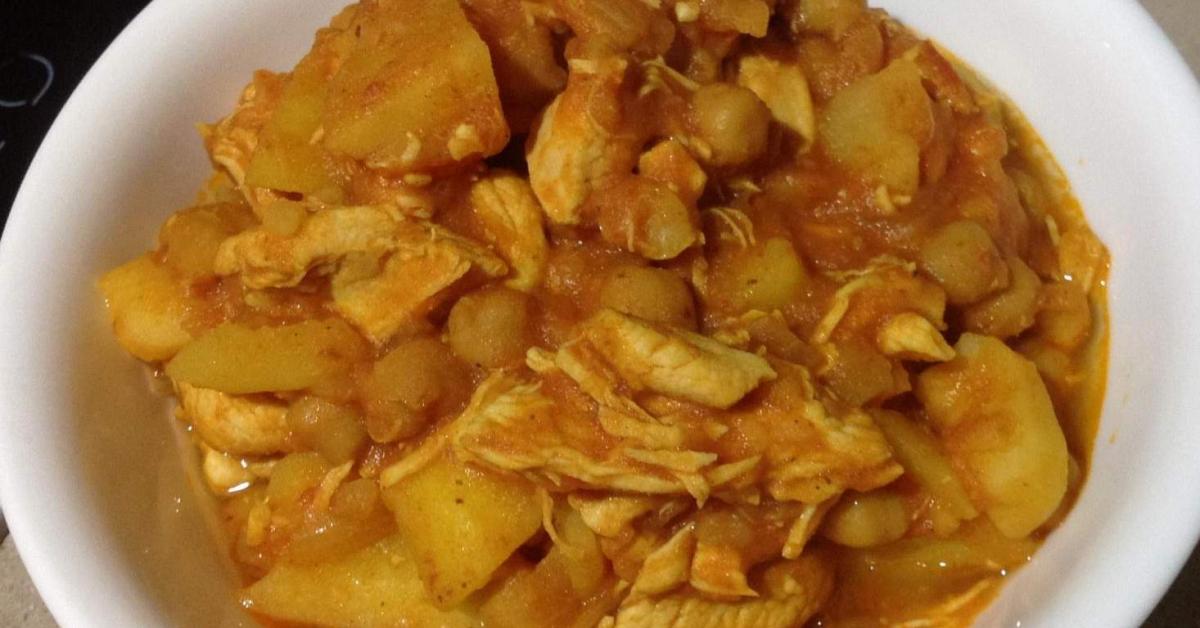 Clone of Pumpkin (or potato and chicken) & Chickpea Curry by JulesLewis ...
