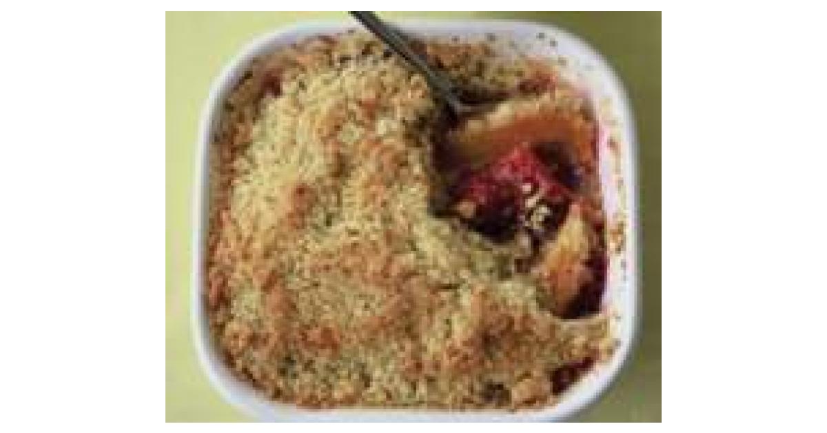 Nectarine Raspberry Summer Crumble Pudding by amorhomechef. A Thermomix ...