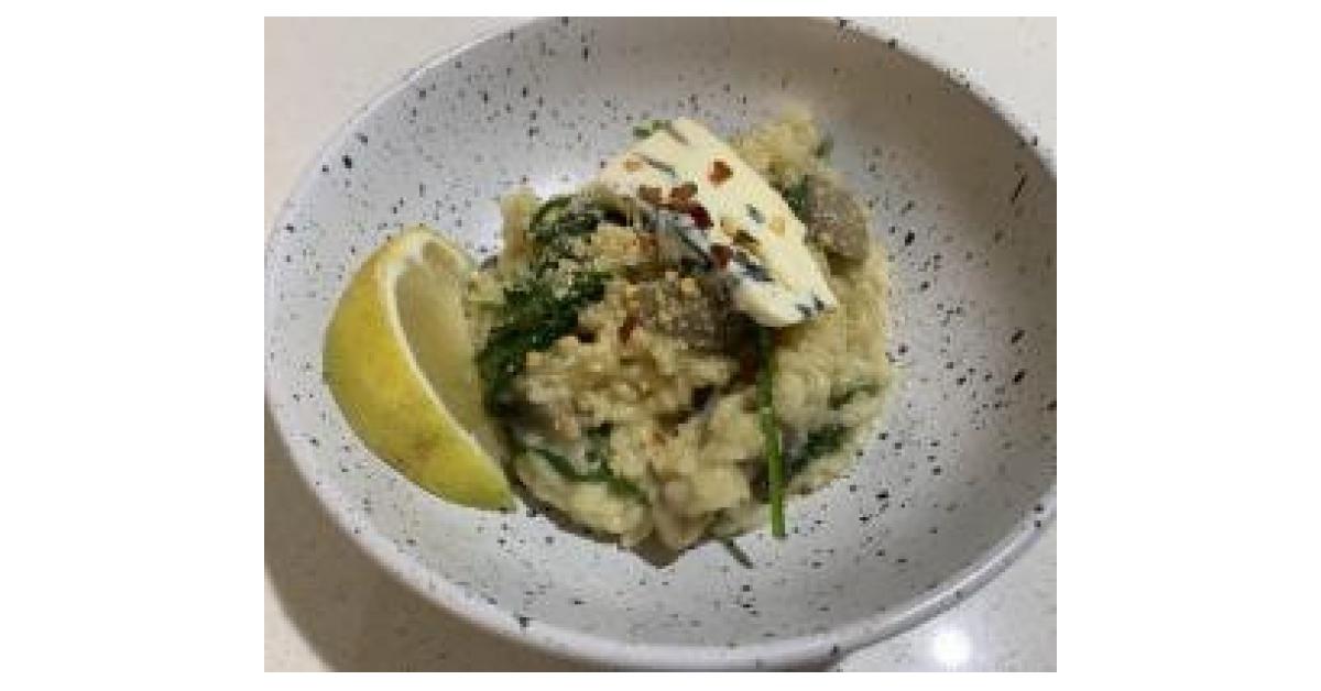Lemon, Mushroom & Blue Cheese Risotto by TwoKidsTM6. A Thermomix ...