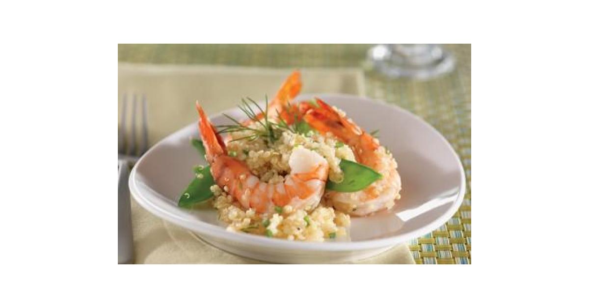 Creamy Prawn Risotto with Lemon, Garlic & Snowpeas by zoeye6. A ...