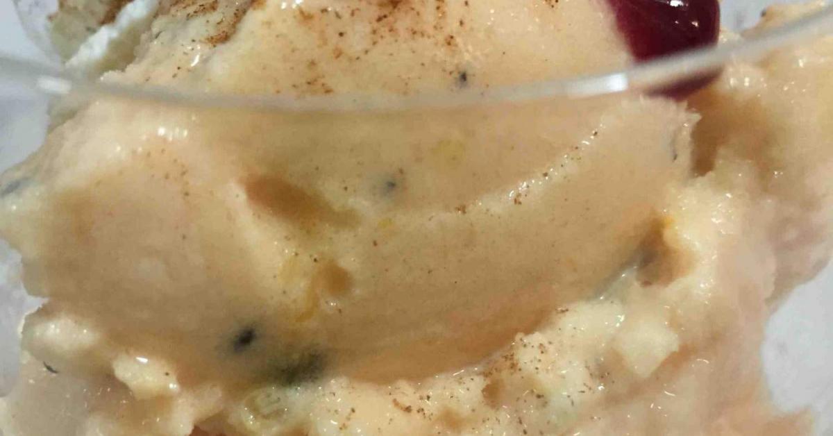 Passionfruit Rockmelon Yoghurt Icecream by guest. A Thermomix ® recipe ...