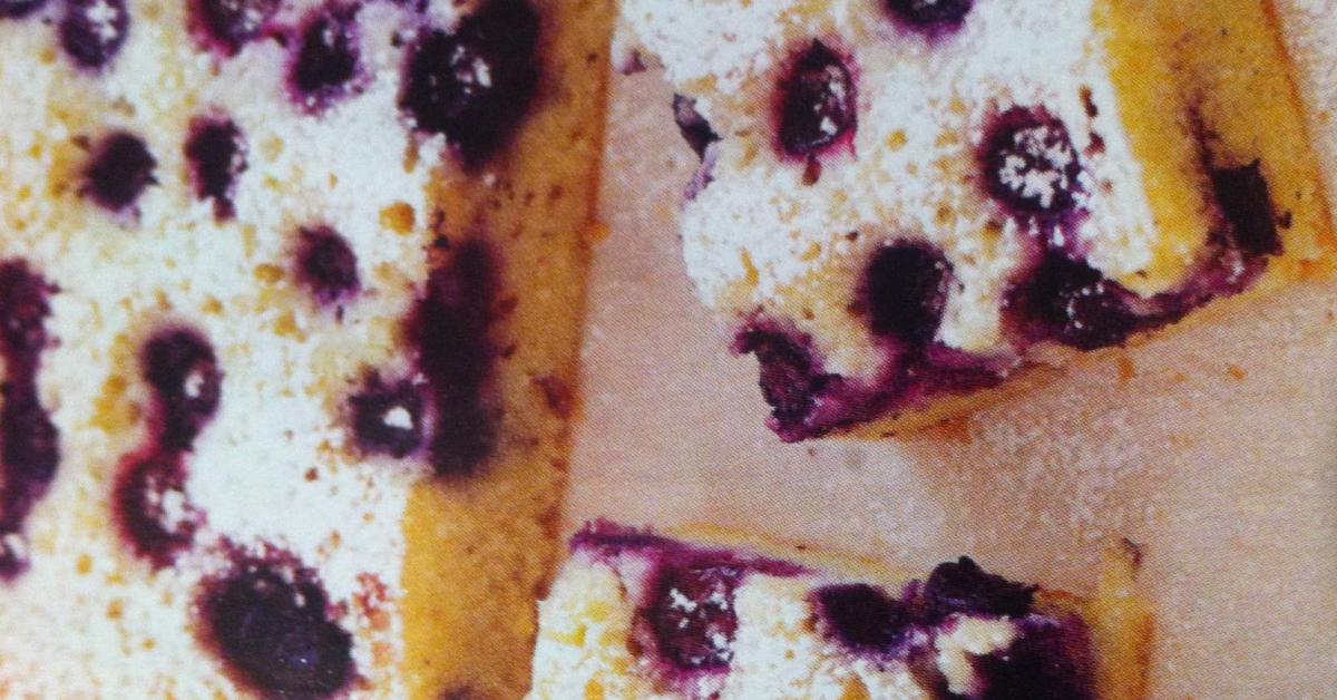 Blueberry Friand Slice by JJ_Leigh. A Thermomix ® recipe in the ...