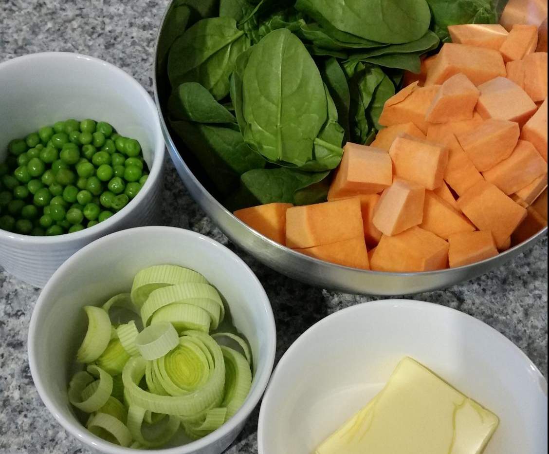 Spinach baby food store