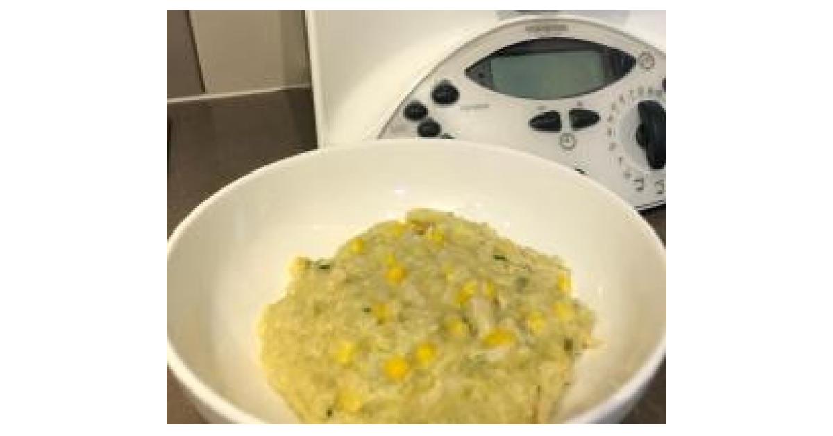 Chicken and Corn Risotto by Kel2. A Thermomix ® recipe in the category ...