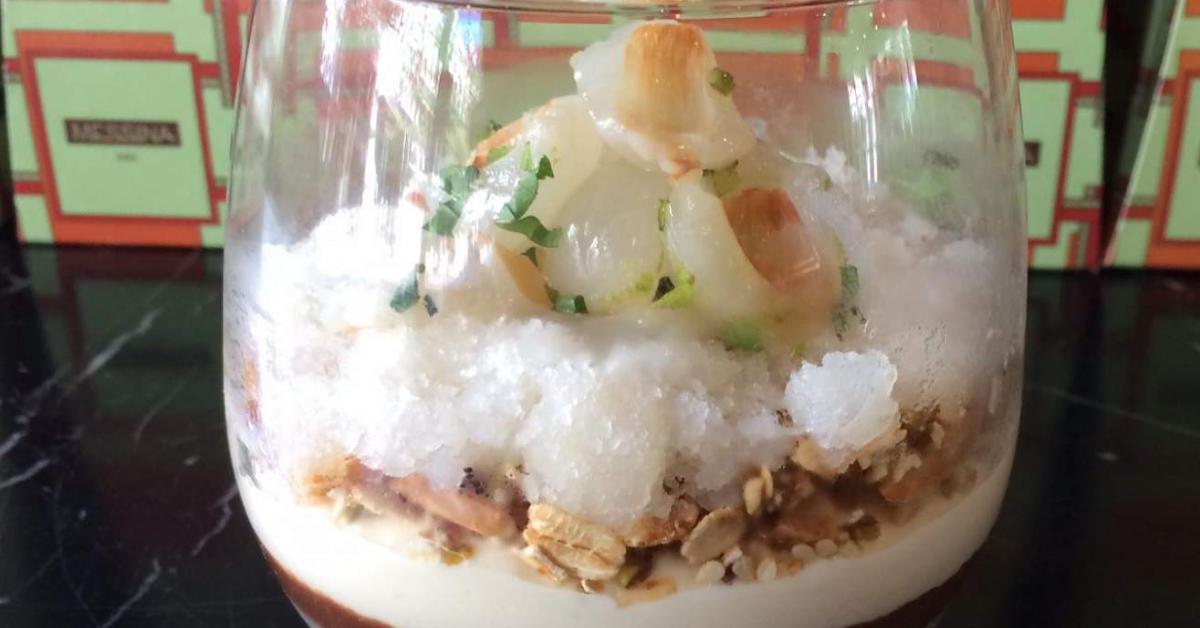 Lychee and rose layered dessert by guest. A Thermomix ® recipe in the ...