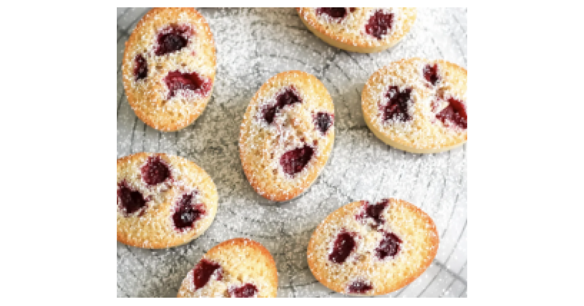 Tania's Raspberry Friands by DeliciouswithDascha. A Thermomix ® recipe ...