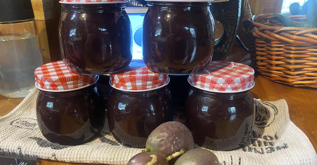 Passion fruit skin jam by Kristy and Brooke ThermoSisters. A Thermomix ...