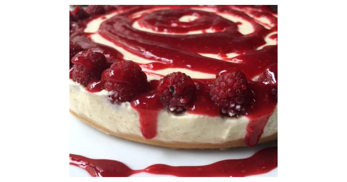 Raspberry and Vanilla bean Cheesecake by threedayskelly. A Thermomix ...