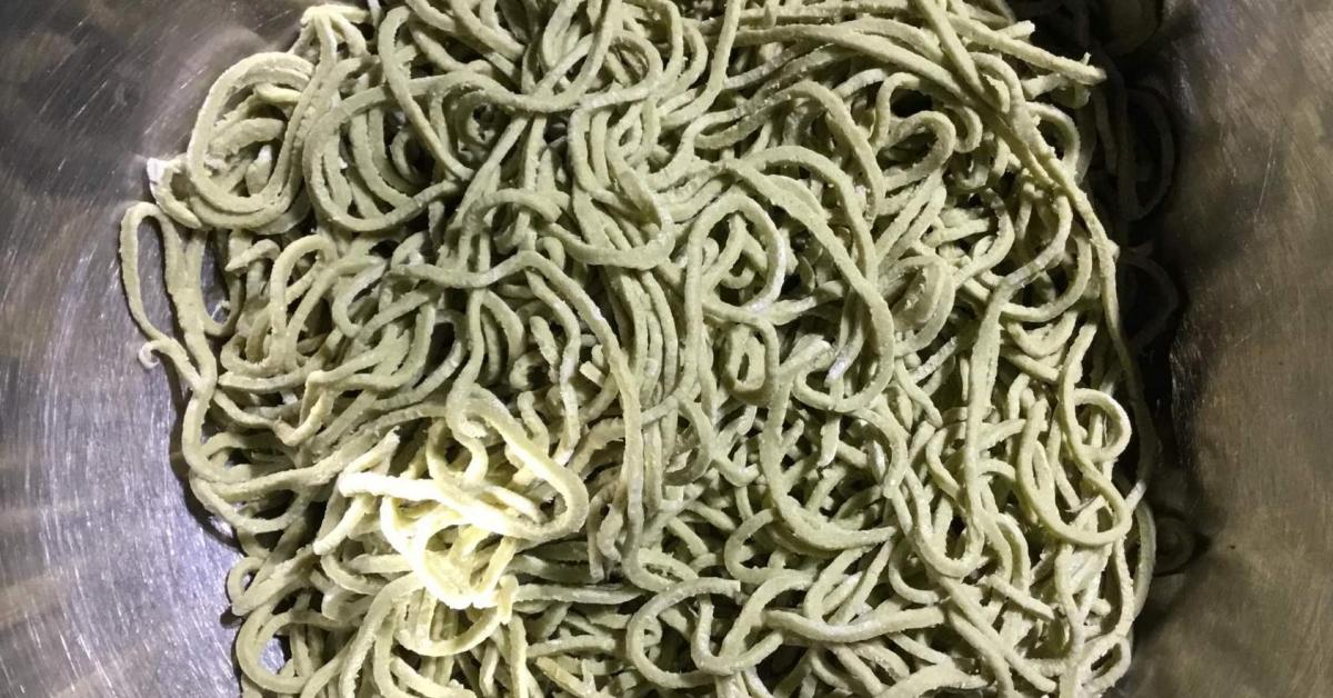 Masterchef Green Tea Noodles Conversion by guest. A Thermomix ® recipe ...